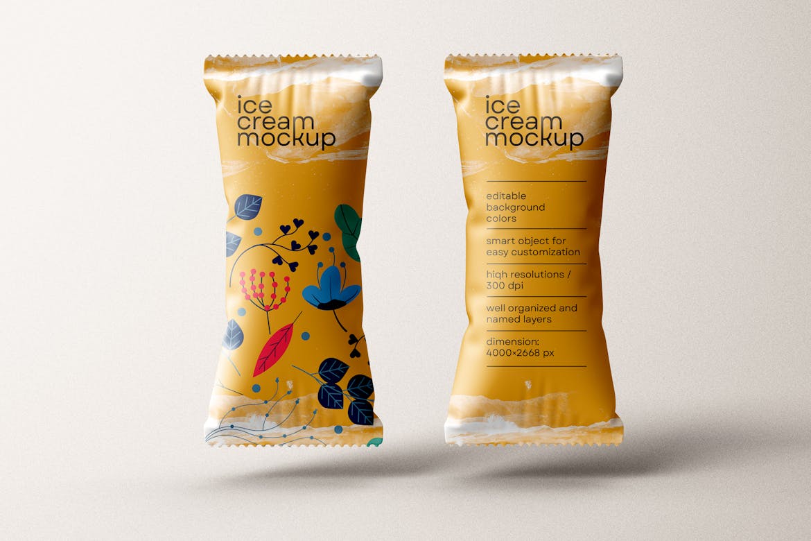 Ice Cream Packaging Mockup Design | Premium & Free PSD Mockup Store