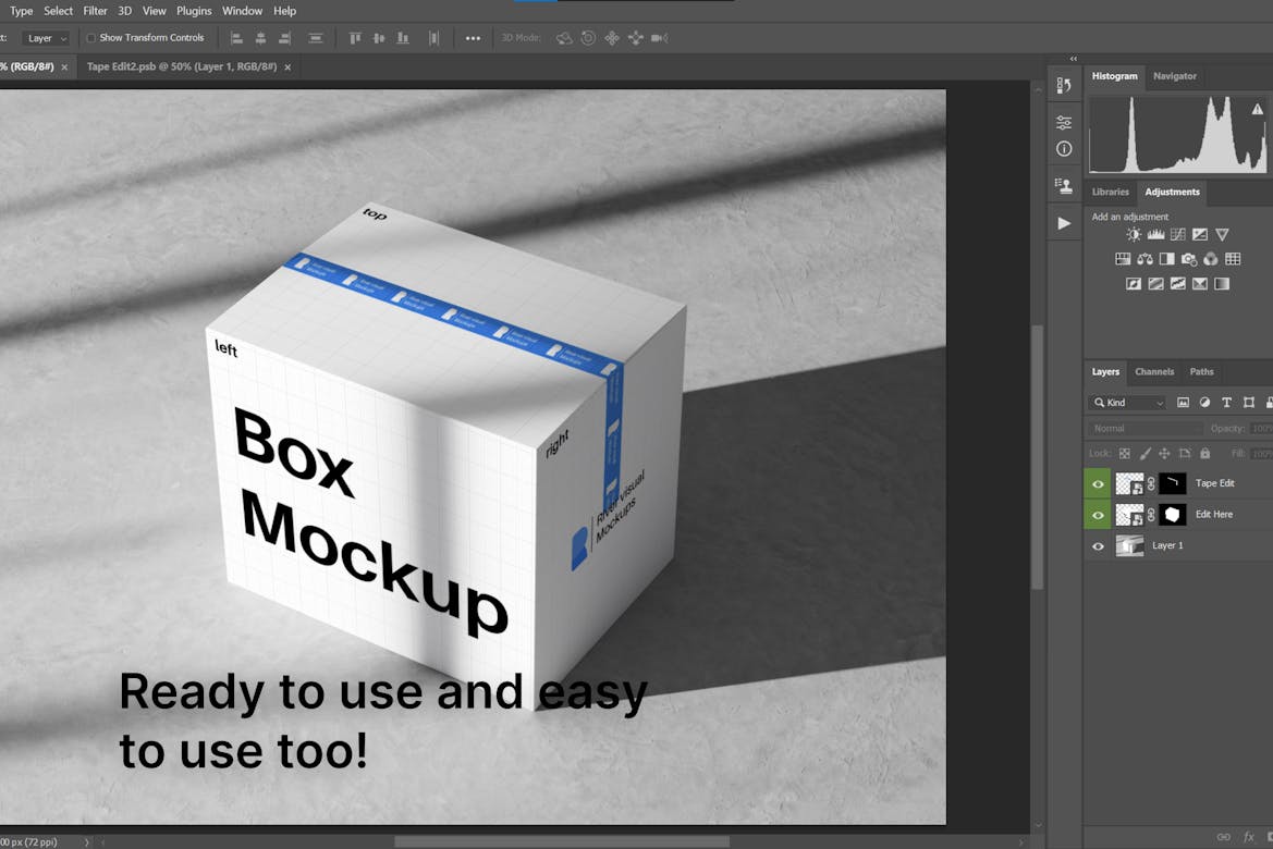 White Box Free Mockup | Premium & Free PSD Mockup Store