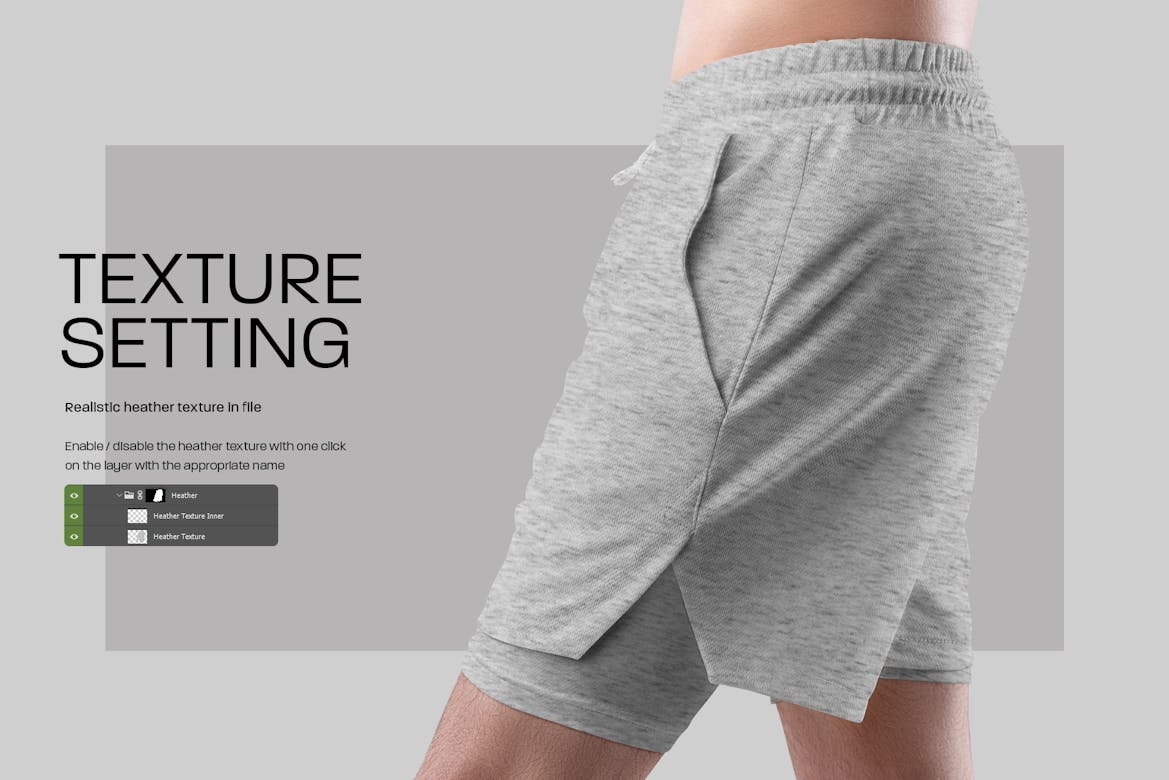 7 Men's Mockups Shorts with Compression Liner | Premium & Free PSD ...