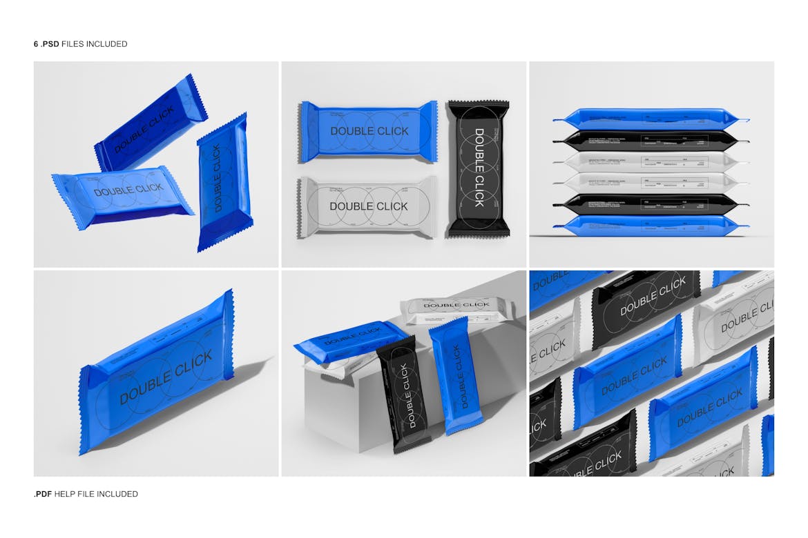 Snack Bar Mockup Set | Premium & Free PSD Mockup Store