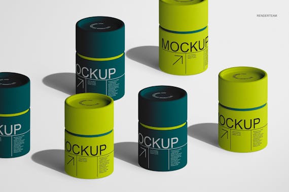 Tube Mockup Set | Premium & Free PSD Mockup Store