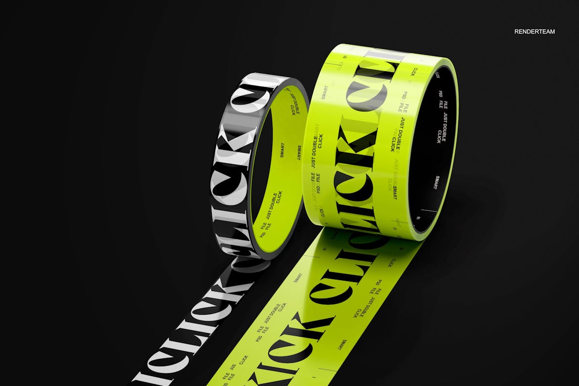 Duct Tape Mockup Set | Premium & Free PSD Mockup Store