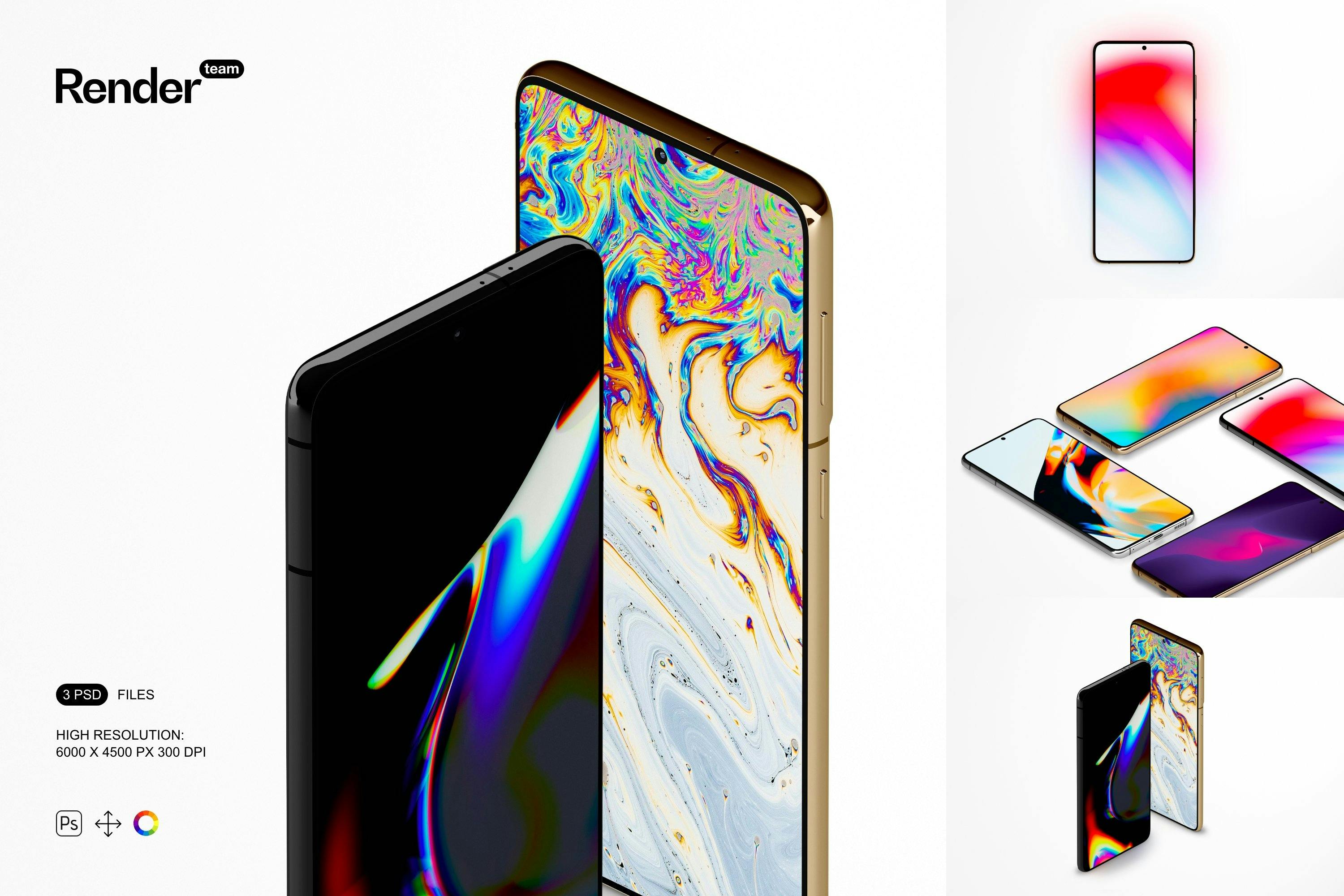 Mobile Mockups. Premium And Free PSD Mockup Templates