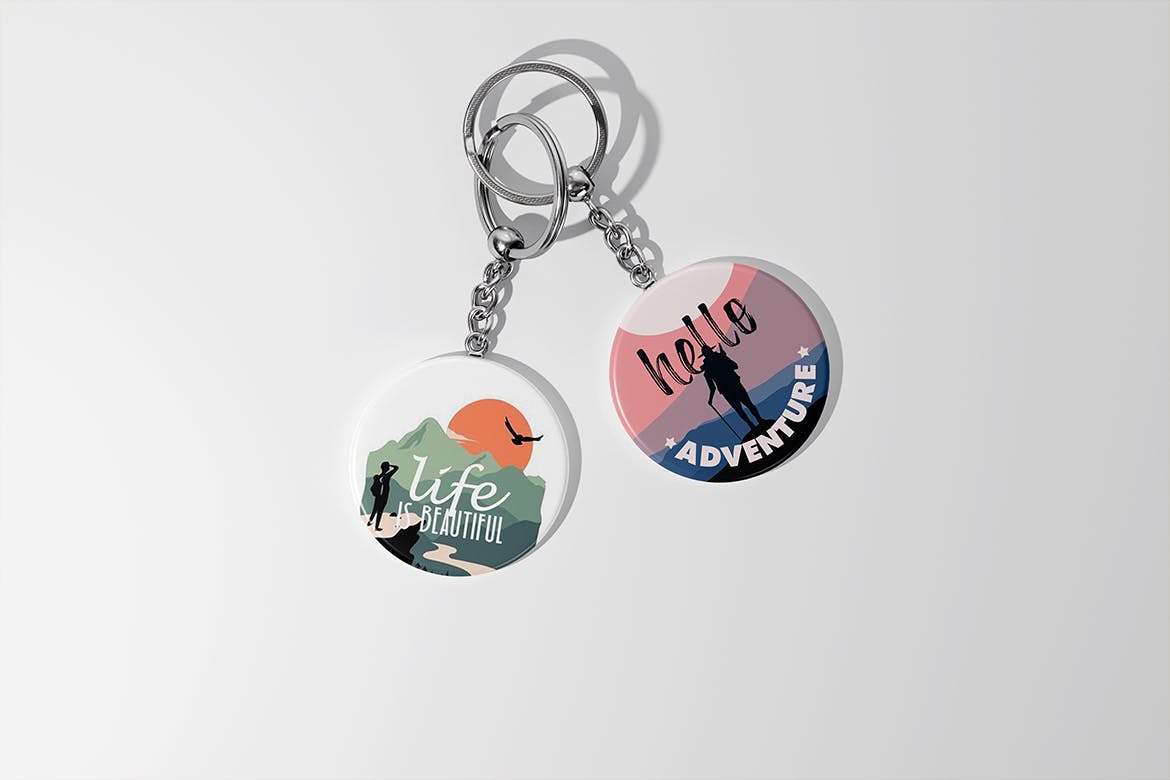 Round Shape Keychain Mockup | Premium & Free PSD Mockup Store
