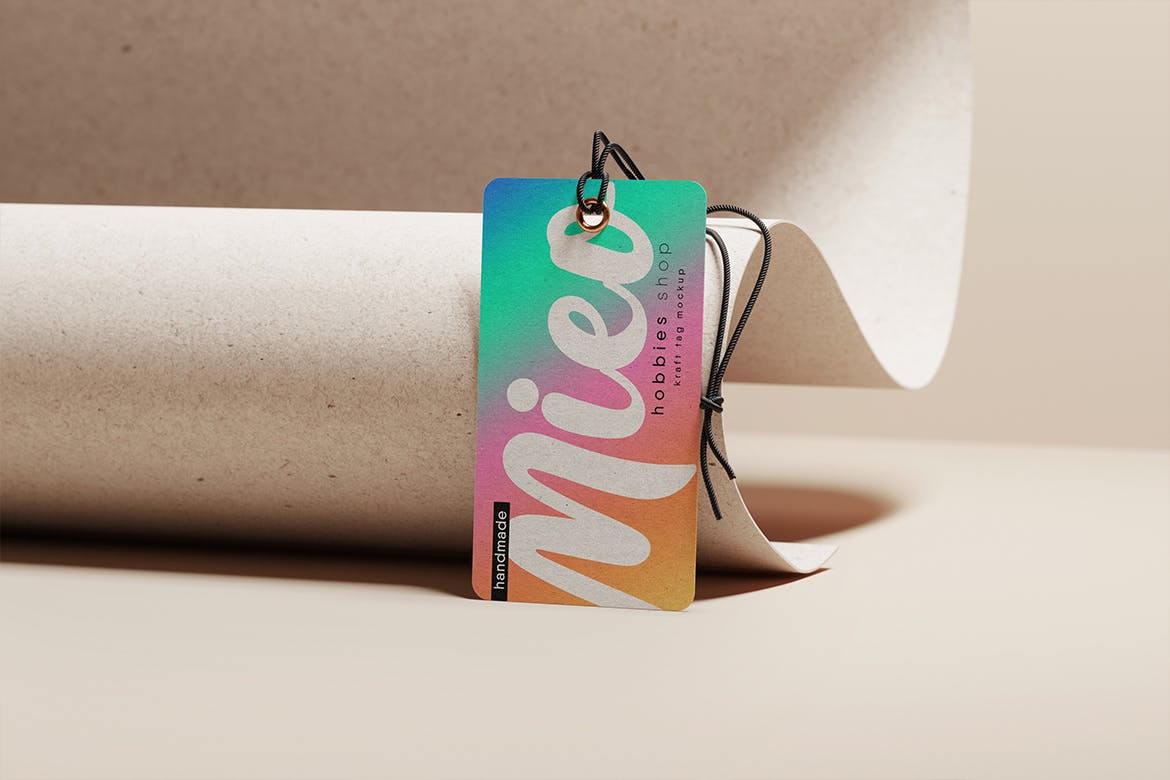 Set Of Kraft Tags Of Various Shapes Mockup | Premium & Free PSD Mockup ...