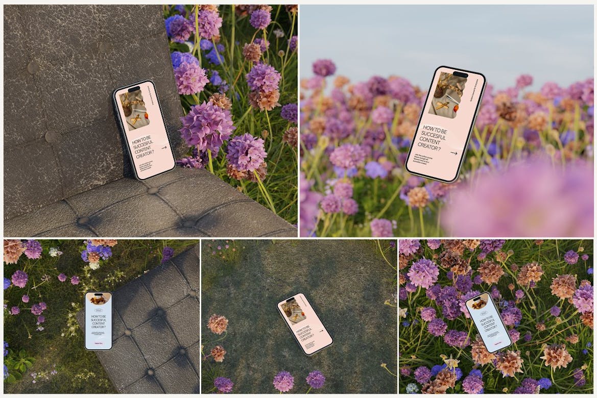 Blossom - Spring Mockup Bundle | Premium & Free PSD Mockup Store