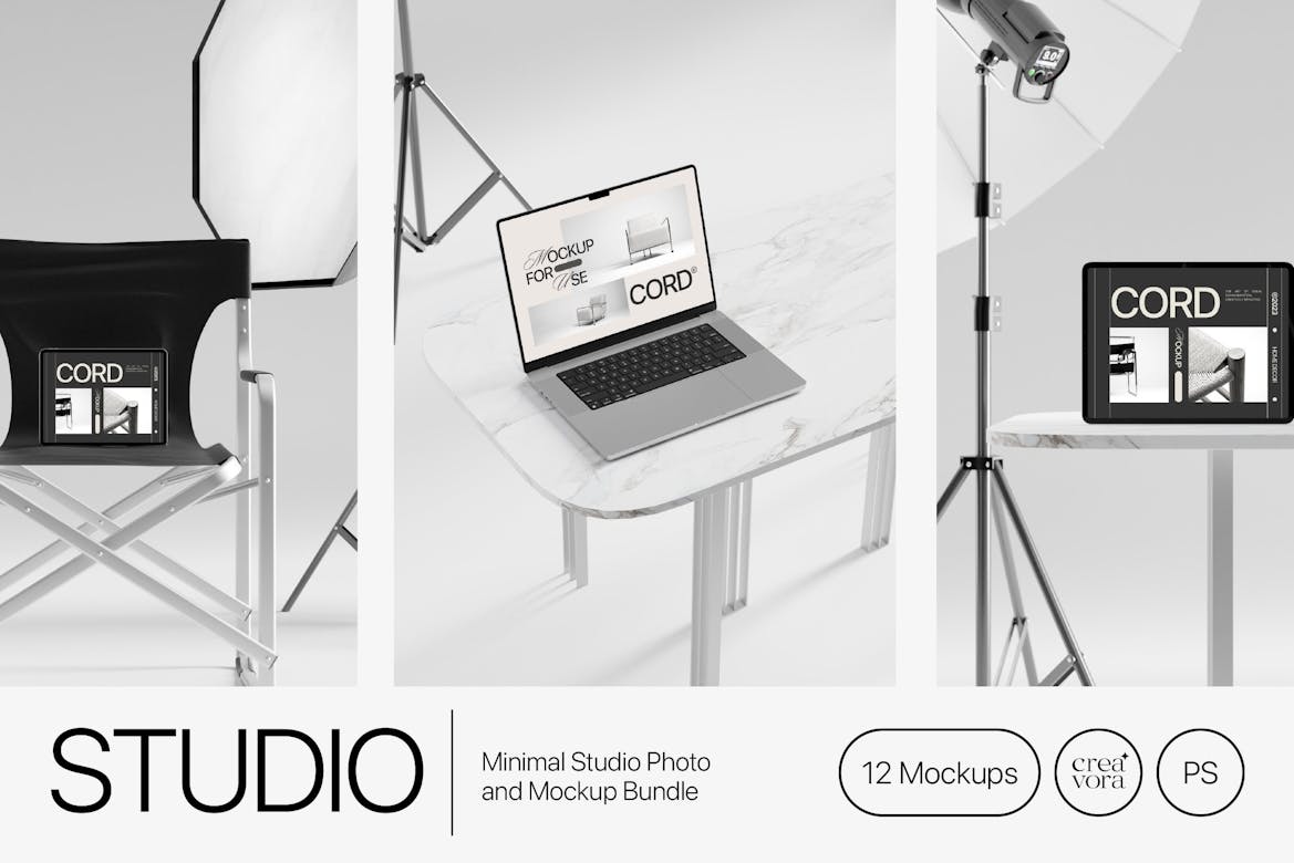 Studio - Minimal Mockup Bundle | Premium & Free PSD Mockup Store