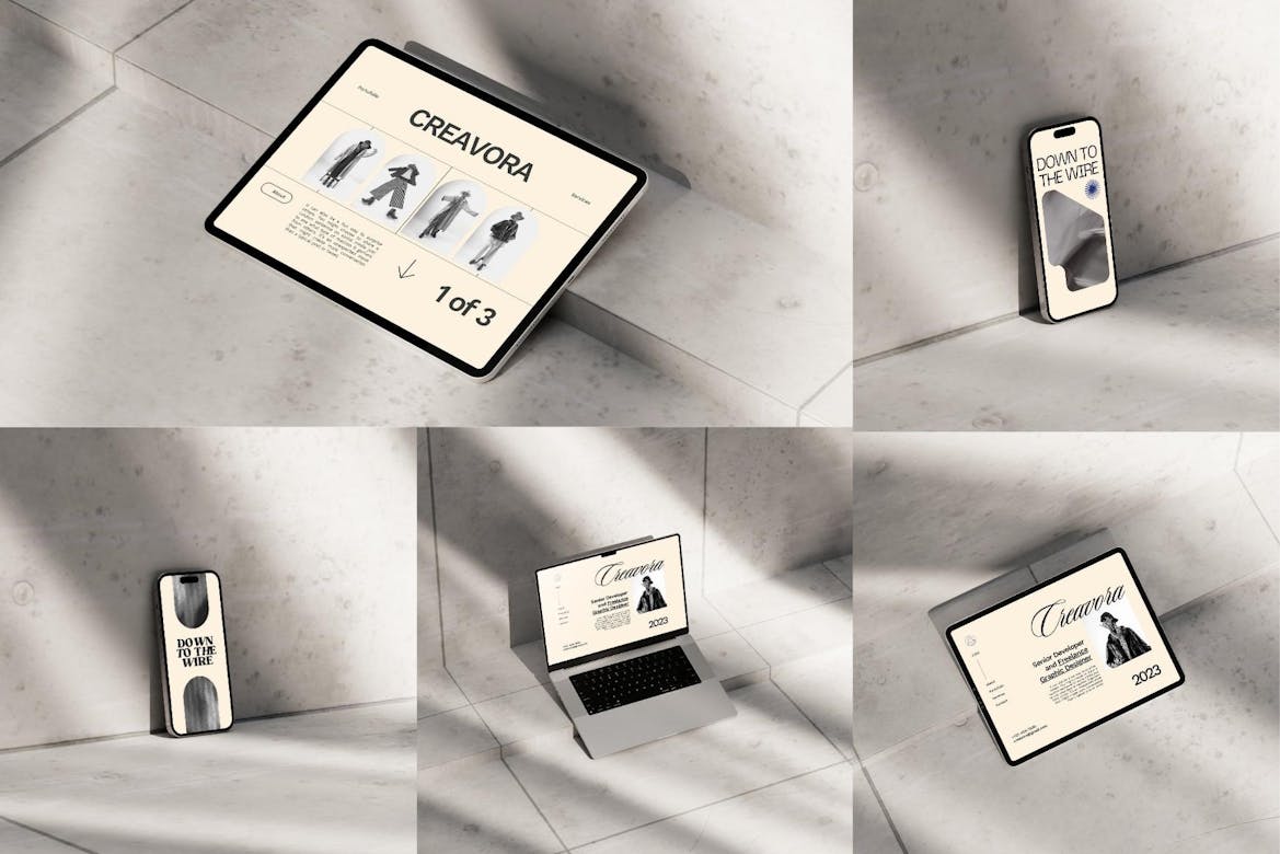 Concrete Free Mockup Bundle | Premium & Free PSD Mockup Store