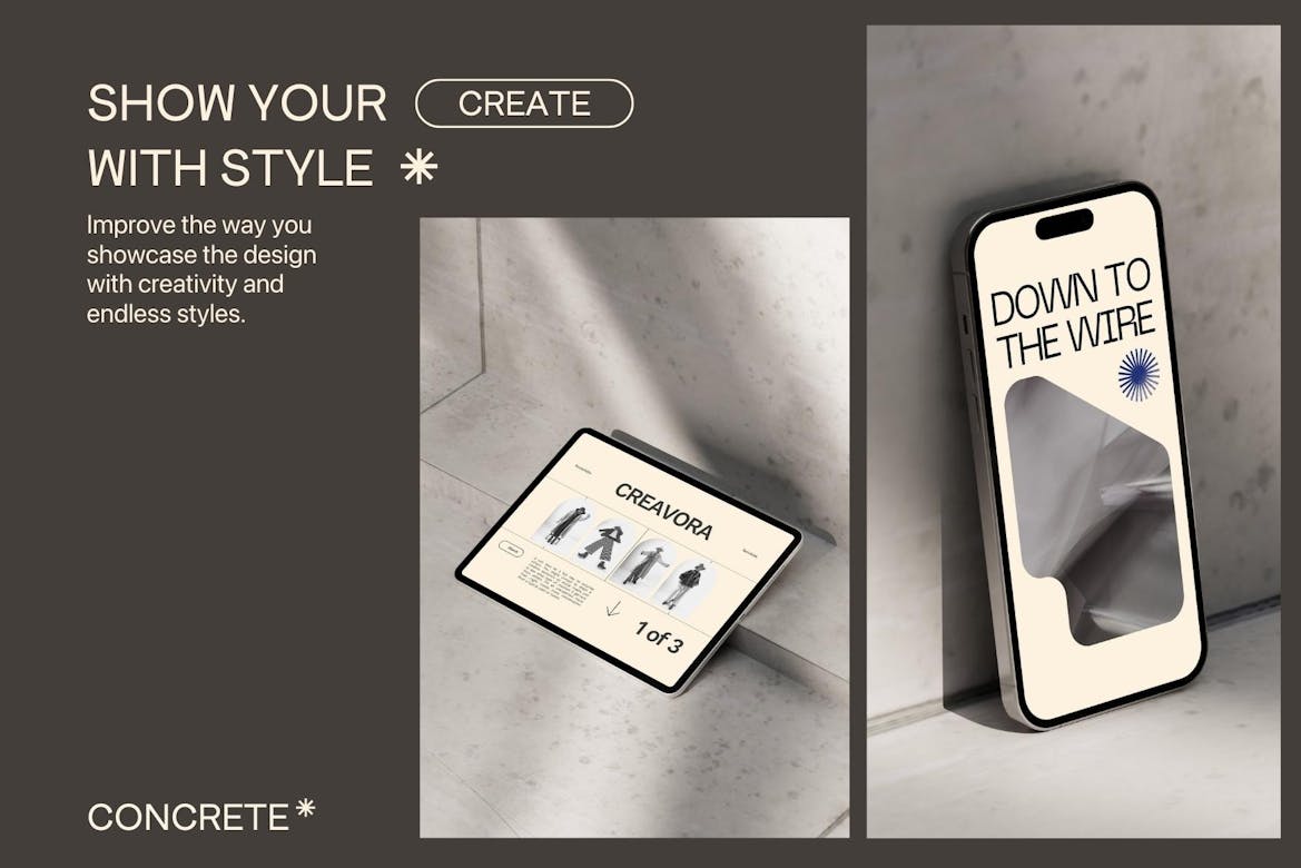 Concrete Free Mockup Bundle Premium And Free Psd Mockup Store
