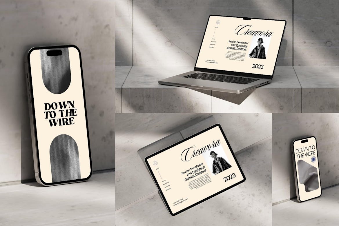 Concrete Free Mockup Bundle | Premium & Free PSD Mockup Store