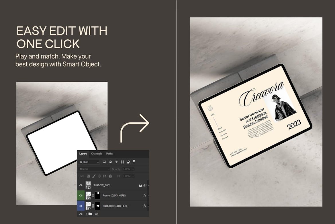 Concrete Free Mockup Bundle | Premium & Free PSD Mockup Store