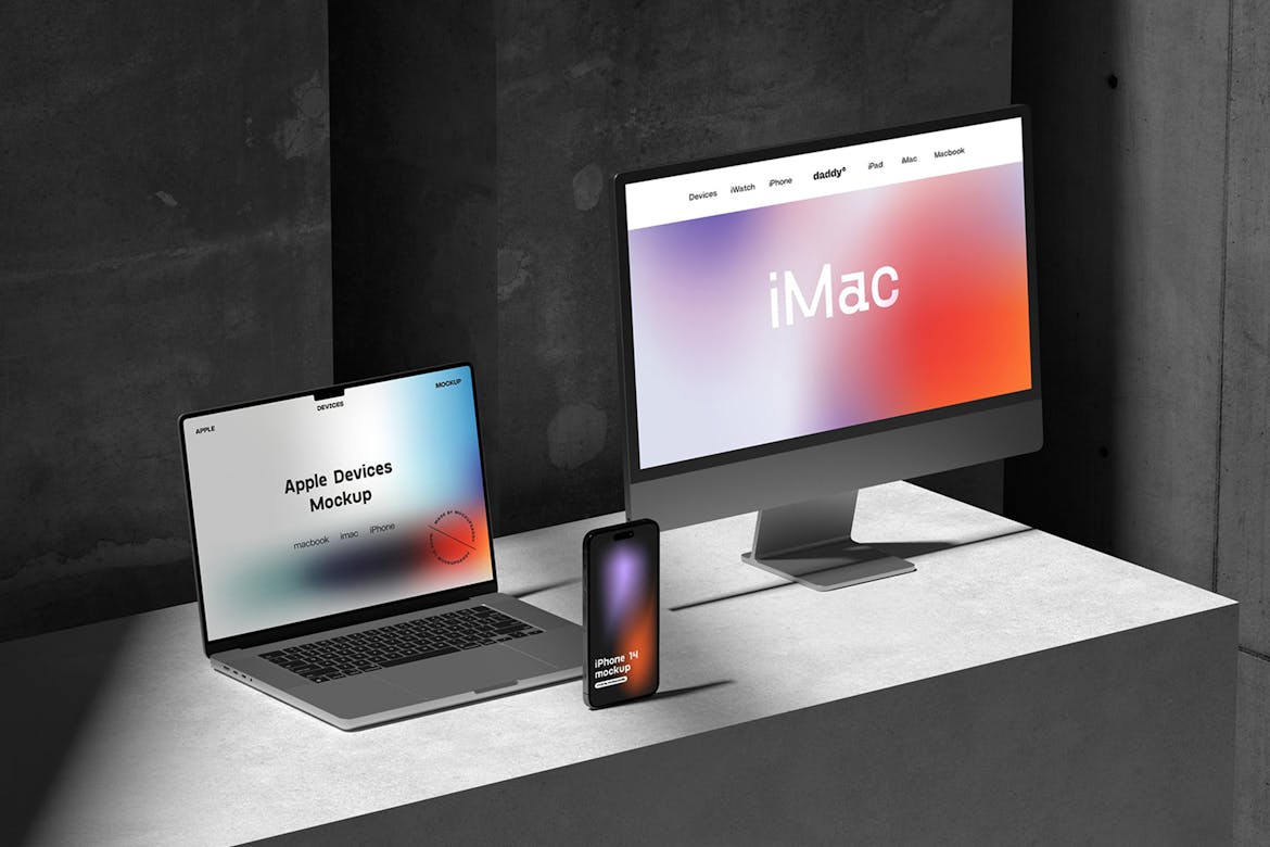 Apple Devices Mockup Collection | Premium & Free PSD Mockup Store