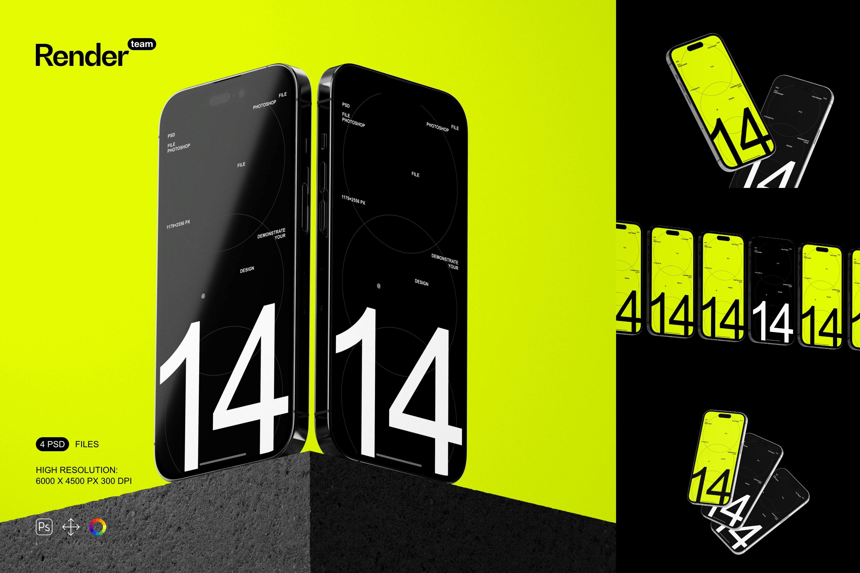 Mobile Mockups. Premium And Free PSD Mockup Templates