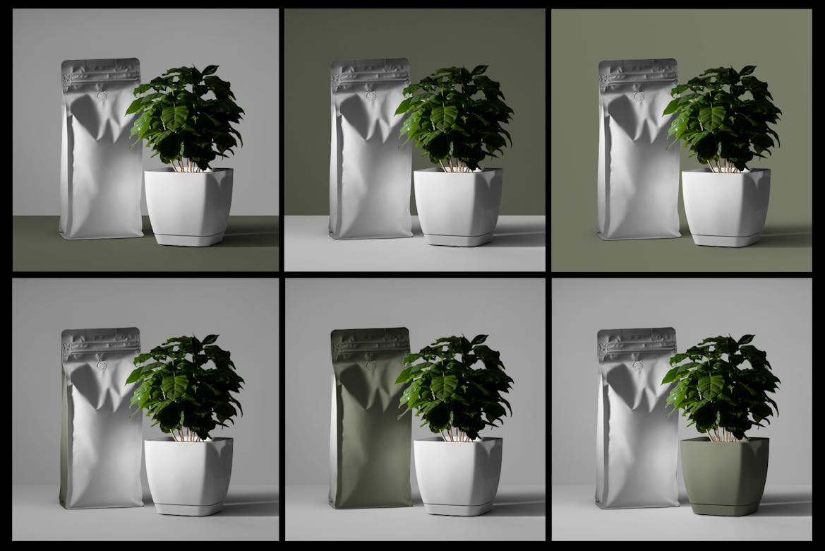 9 Coffee Packaging Mockups with Arabica Tree | Premium & Free PSD ...