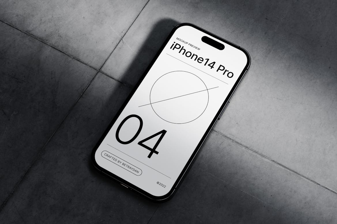 iPhone14Pro - Mockup 04 | Premium & Free PSD Mockup Store