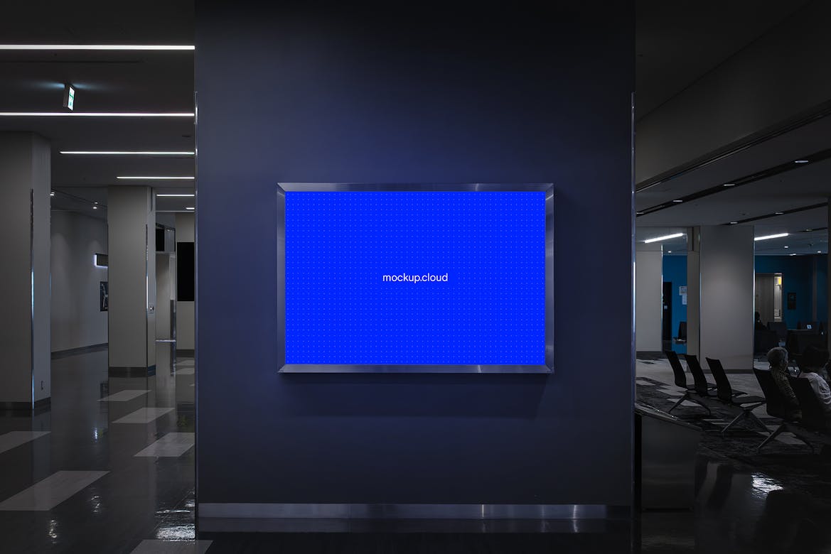 Digital Screen Advertising Mockup Scene 05 | Premium & Free PSD Mockup ...