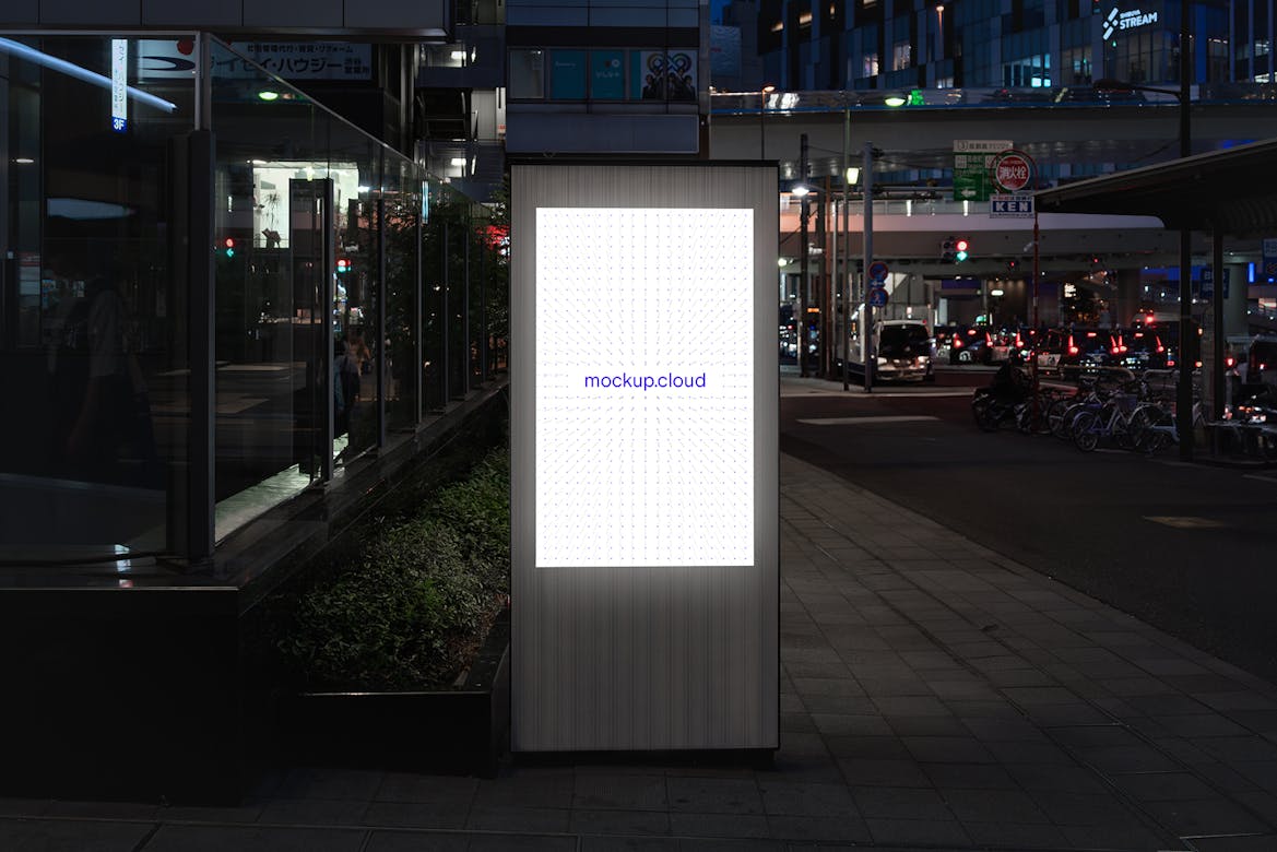 Digital Screen Advertising Mockup Scene 06 | Premium & Free PSD Mockup ...