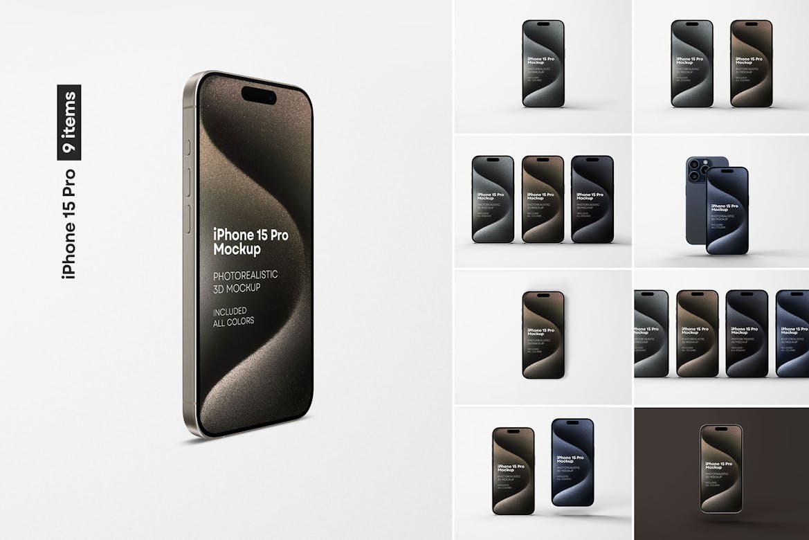 iPhone 15 Pro Mockup | Premium & Free PSD Mockup Store