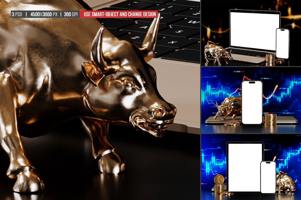 Devices Screens for Crypto App Presentation Mockup | Premium & Free PSD ...