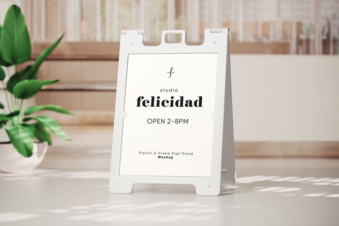 A-Frame Sign Stand Mockup | Premium & Free PSD Mockup Store