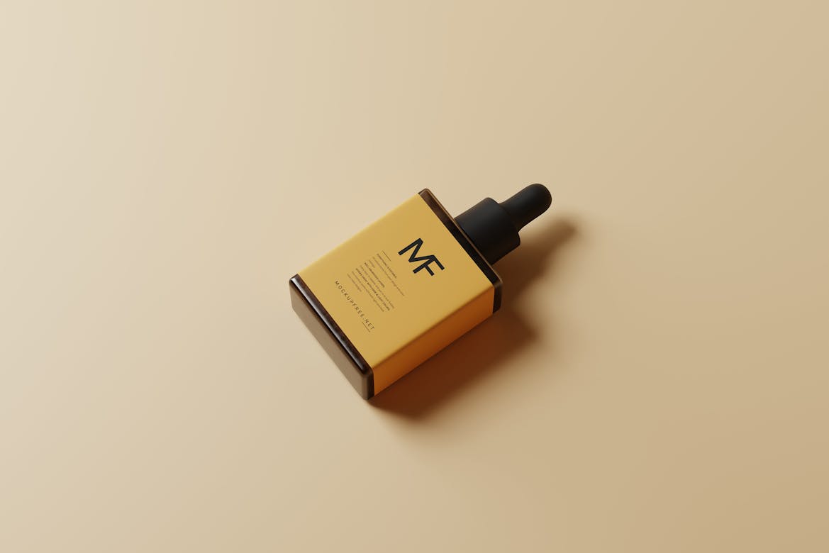 Square Dropper Bottle Mockups | Premium & Free PSD Mockup Store