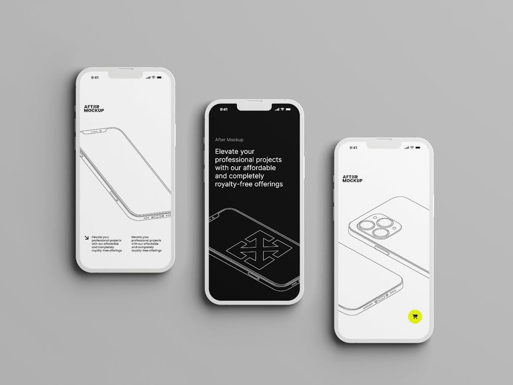 Clay iPhone Mockups | Premium & Free PSD Mockup Store