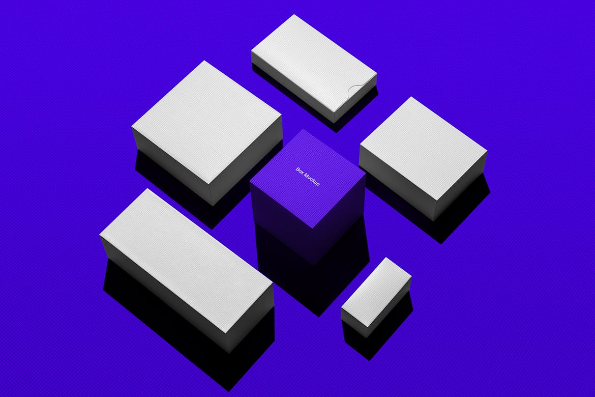 Packaging Box Mockup Scene / Sharp Series | Premium & Free PSD Mockup Store