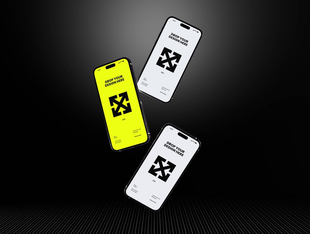 iPhone Floating Mockups | Premium & Free PSD Mockup Store