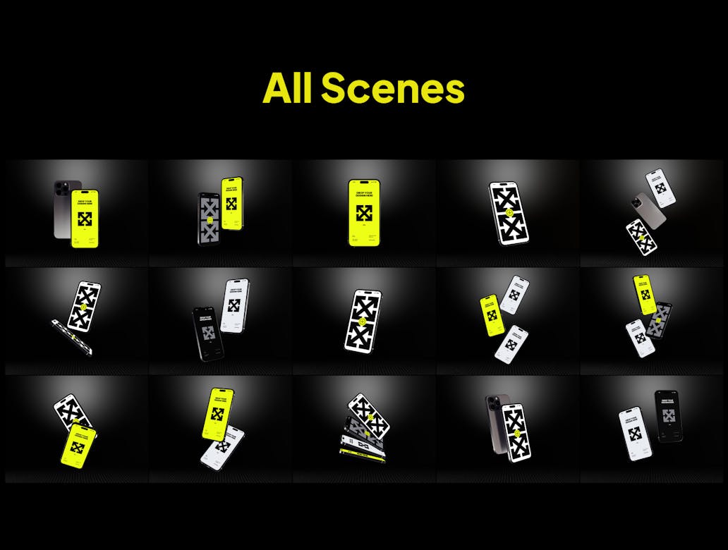 iPhone Floating Mockups | Premium & Free PSD Mockup Store