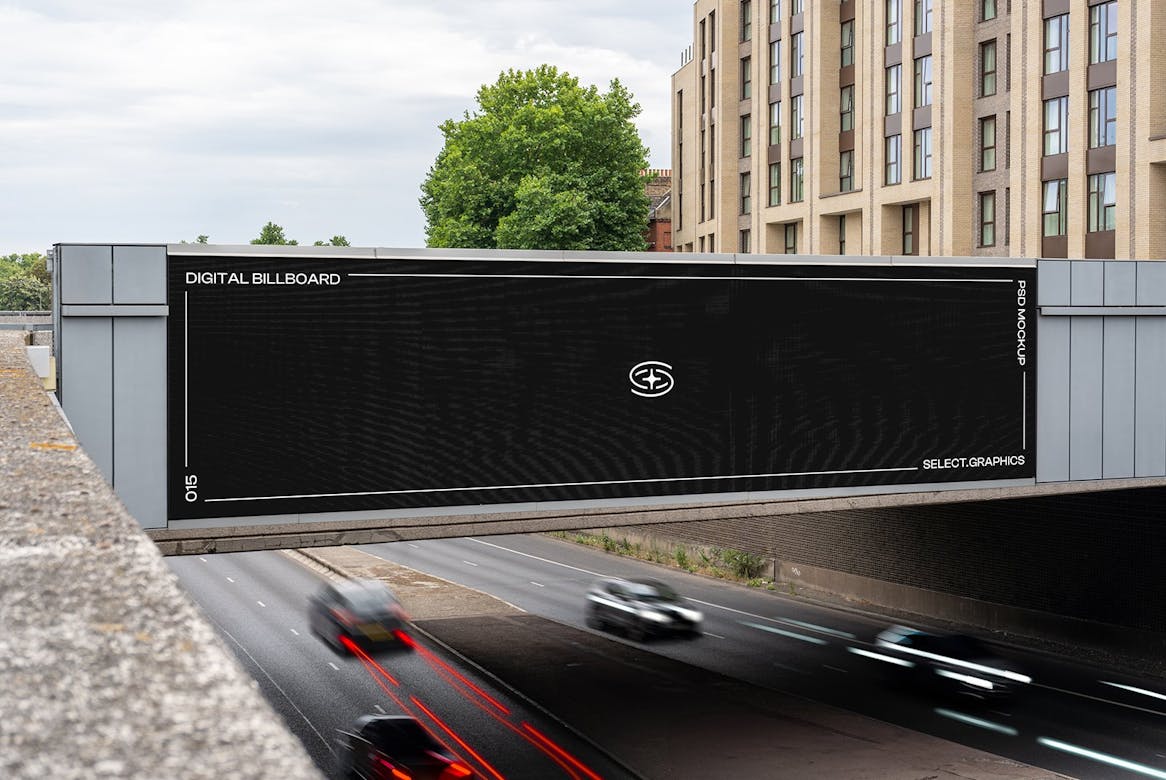 Digital Billboard Mockup 015 | Premium & Free PSD Mockup Store