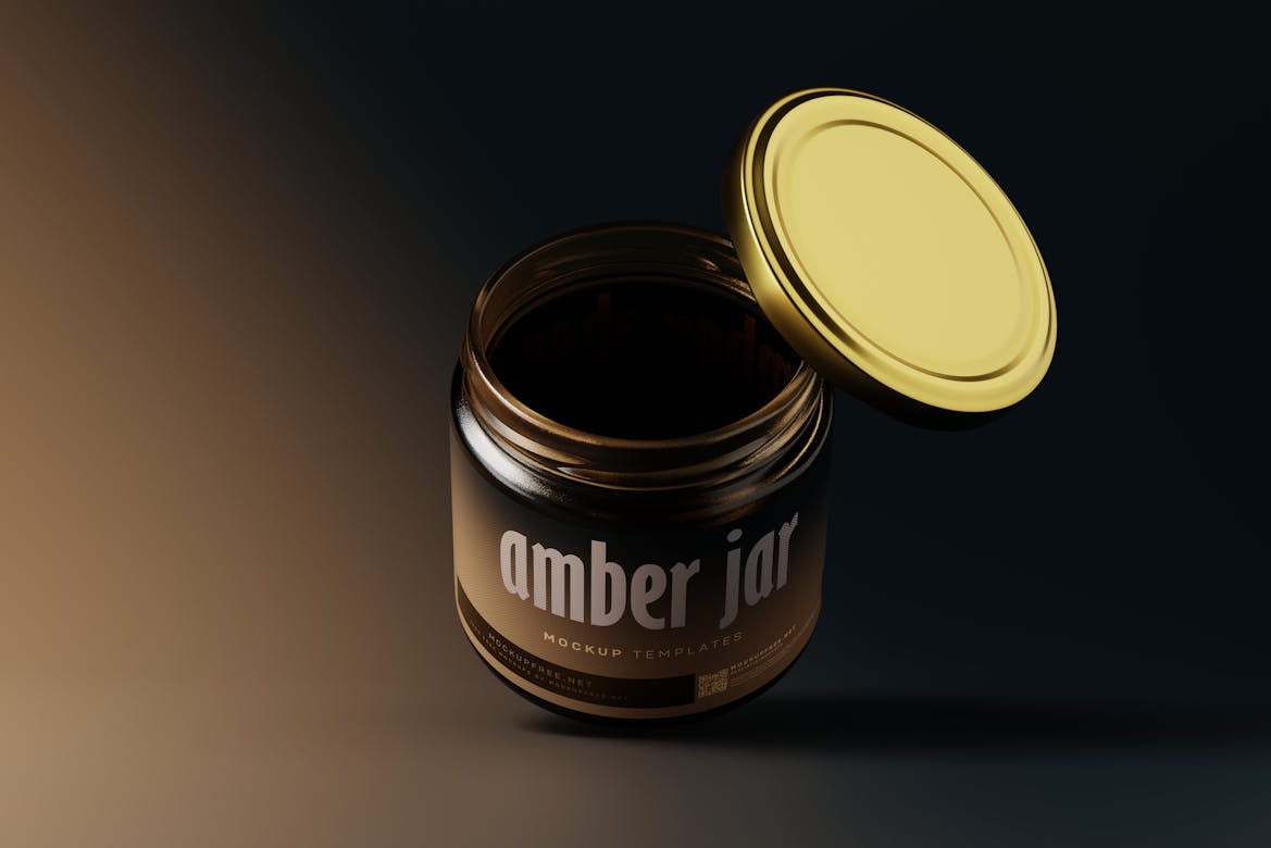 500g or Medium Size Food Jar Mockups | Premium & Free PSD Mockup Store