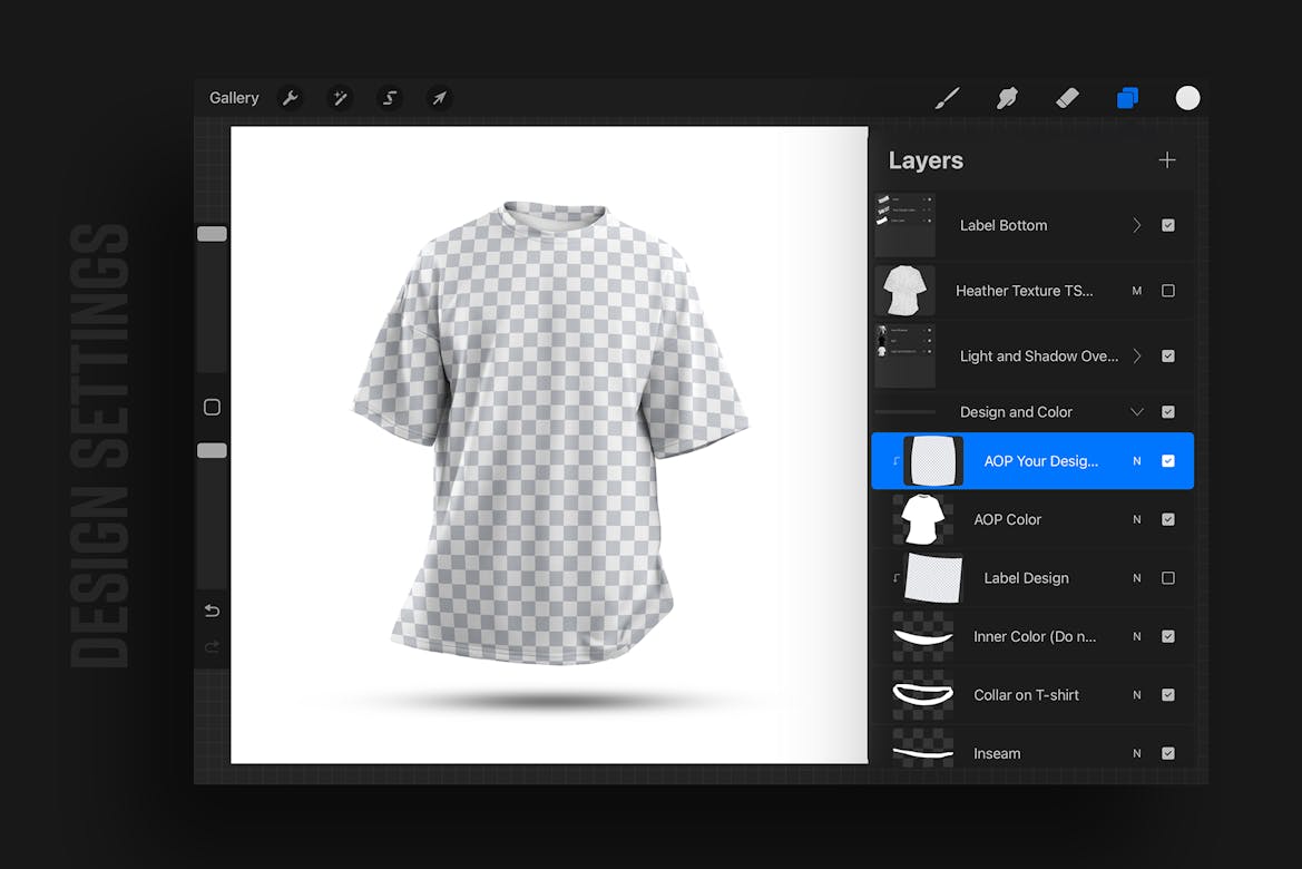 4 Mockups Oversize T-shirt for Procreate | Premium & Free PSD Mockup Store