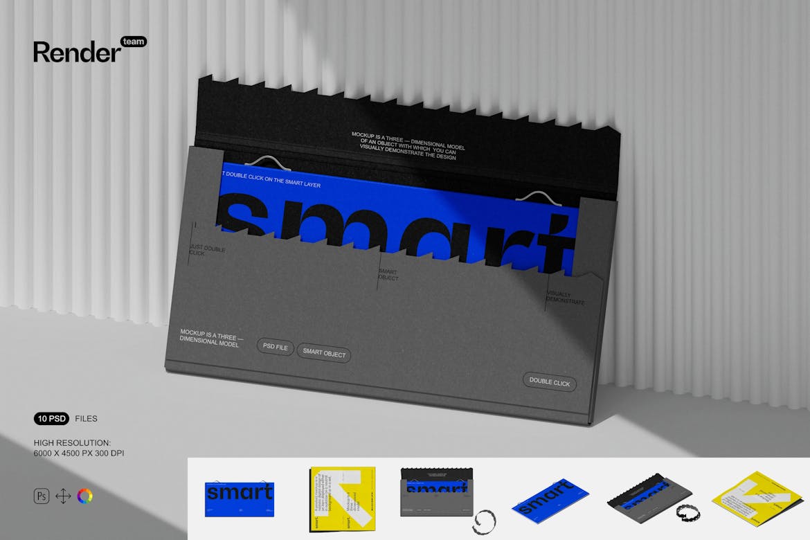 Envelope and Brochure Mockup Set | Premium & Free PSD Mockup Store