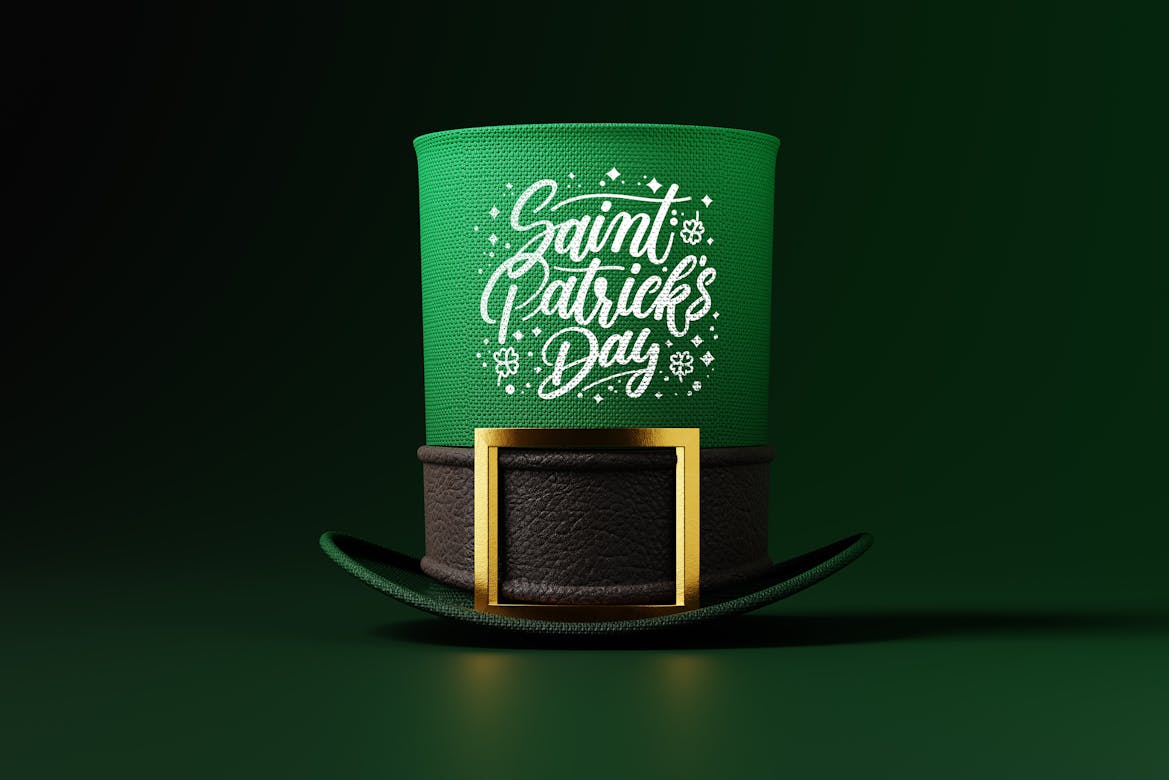 St Patricks Day Hat Mockup | Premium & Free PSD Mockup Store