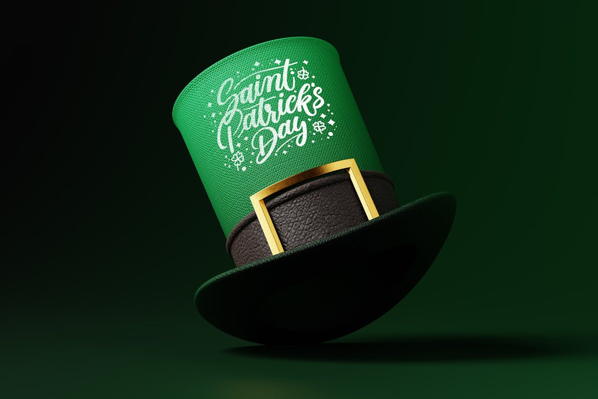 St Patricks Day Hat Mockup | Premium & Free PSD Mockup Store
