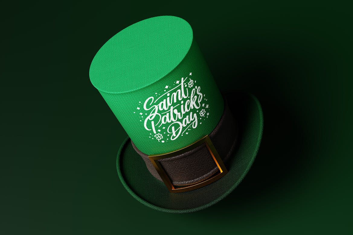 St Patricks Day Hat Mockup | Premium & Free PSD Mockup Store