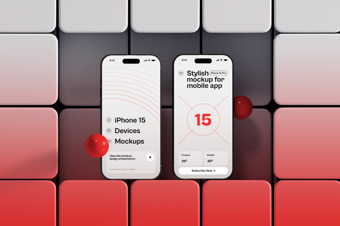 Mobile Mockups. Premium And Free PSD Mockup Templates