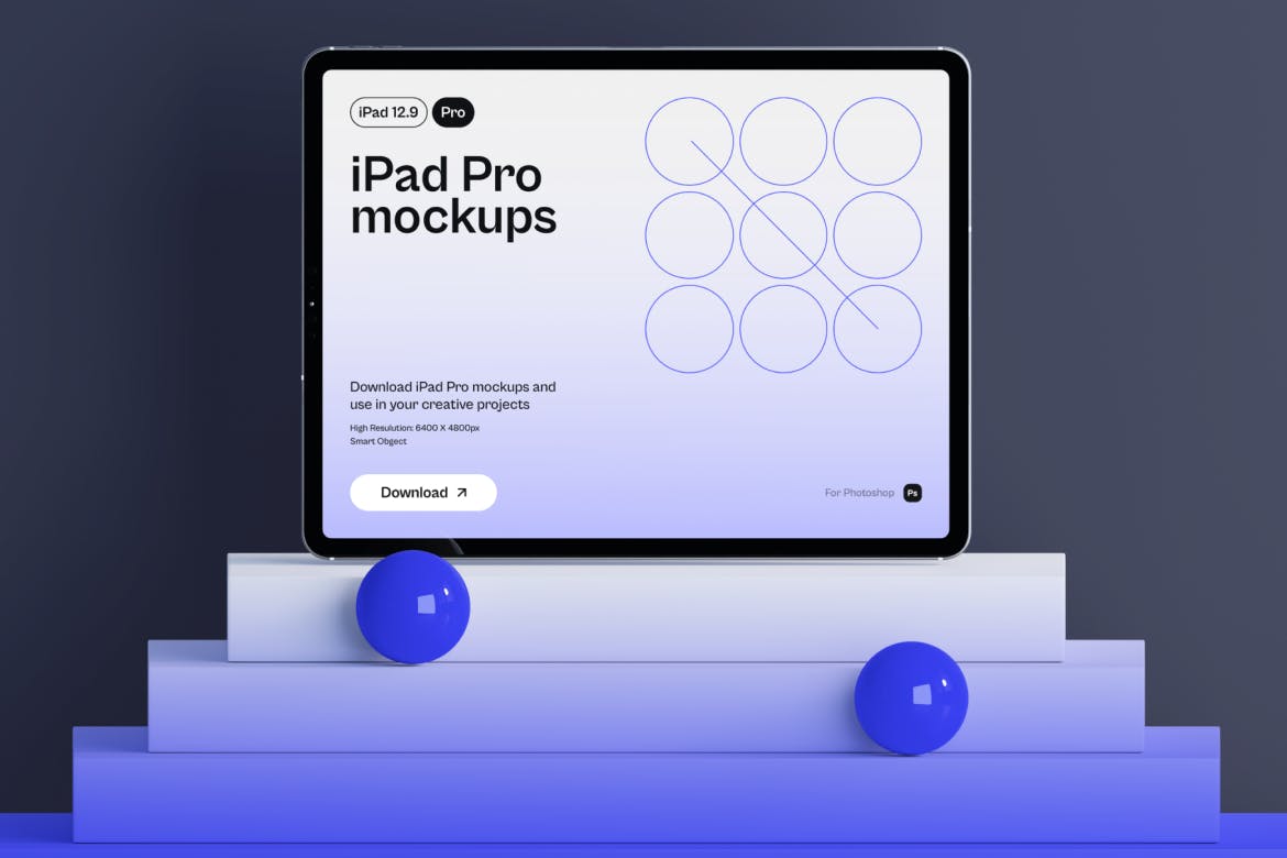 Padsy- iPad Pro Mockups Part.1 | Premium & Free PSD Mockup Store
