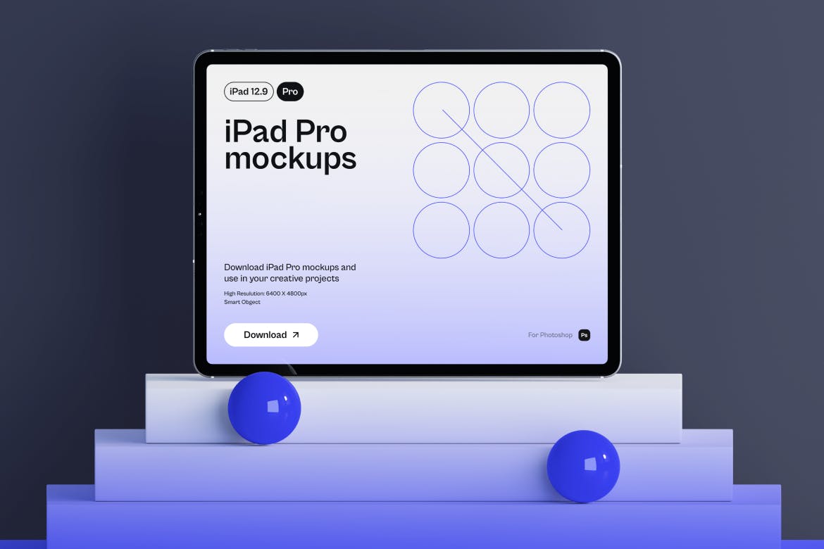 Padsy iPad Pro Mockups 05 | Premium & Free PSD Mockup Store