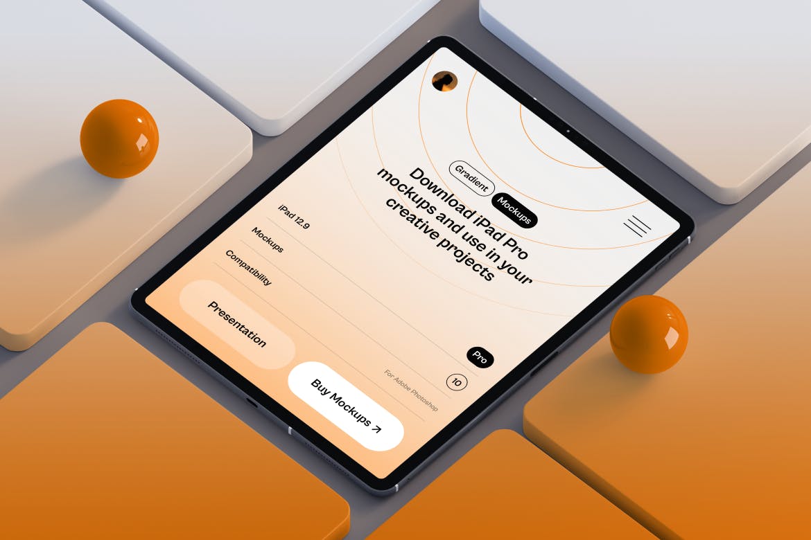 Padsy iPad Pro Mockups 06 | Premium & Free PSD Mockup Store