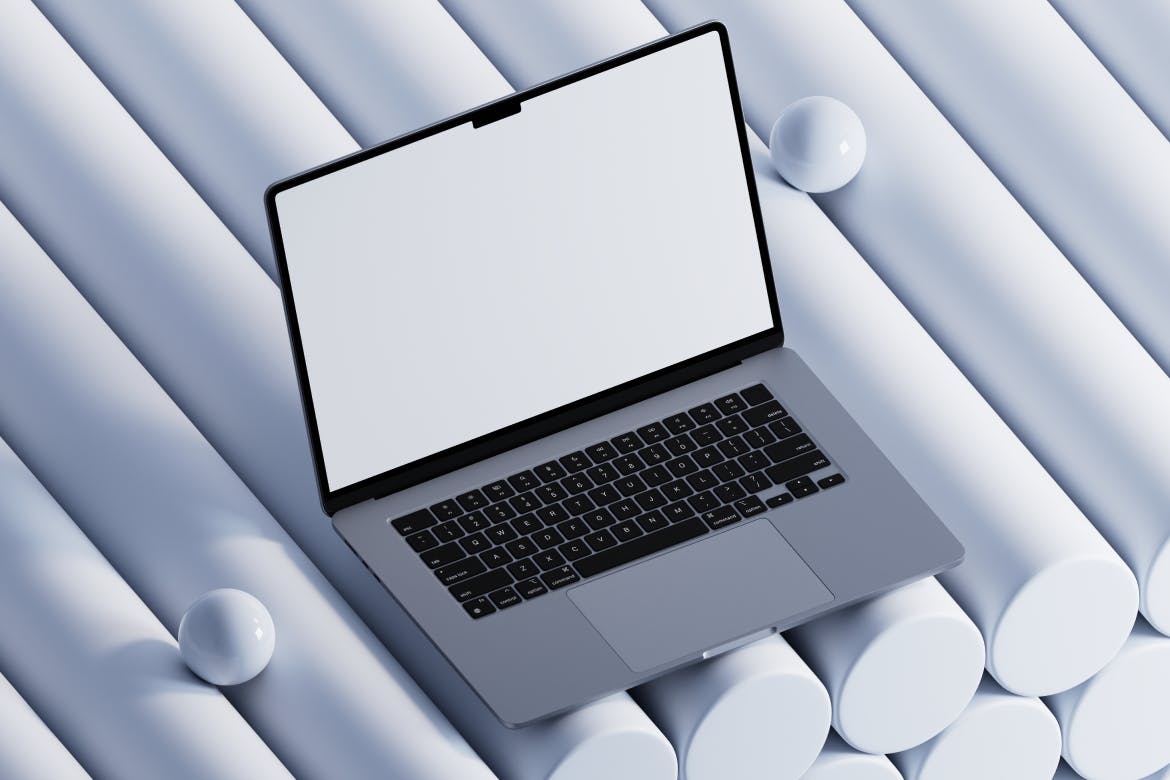 Notsy Macbook Air Mockup 10 | Premium & Free PSD Mockup Store