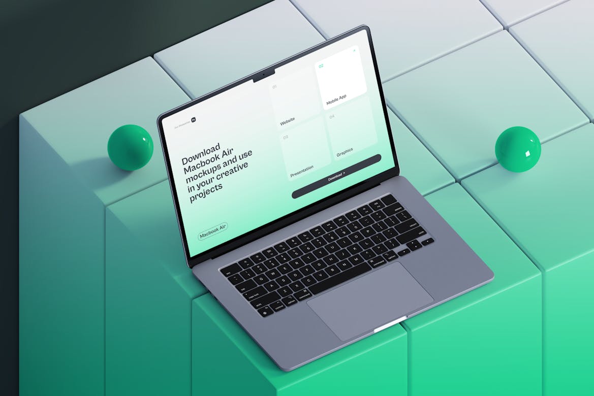 Notsy - Macbook Air Mockups Part.1 | Premium & Free PSD Mockup Store