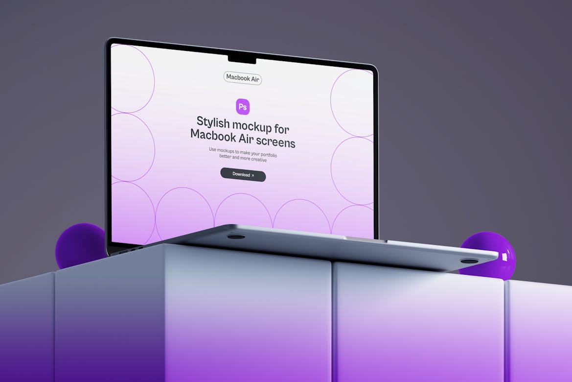 Notsy - Macbook Air Mockups Part.1 | Premium & Free PSD Mockup Store