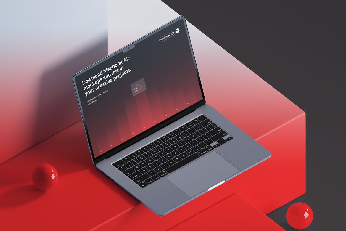 Notsy - Macbook Air Mockups Part.1 | Premium & Free PSD Mockup Store