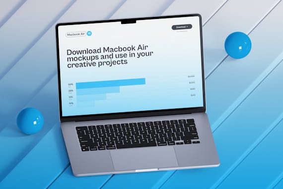 Notsy - Macbook Air Mockups Part.1 | Premium & Free PSD Mockup Store