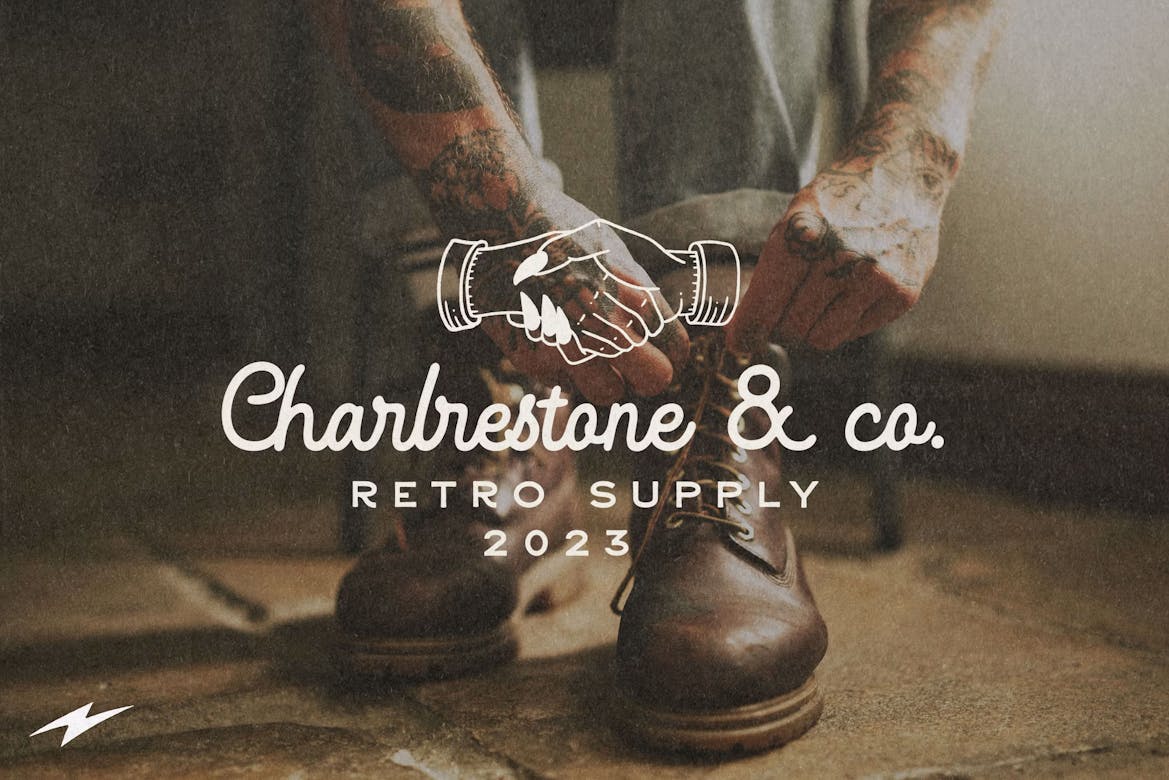 20 Retro Apparel Logos + Extra | Premium & Free PSD Mockup Store