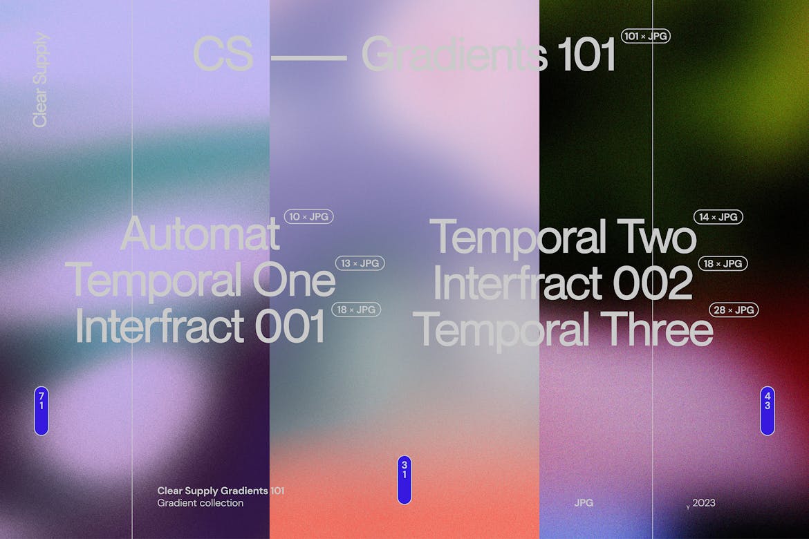 Gradients 101 | Premium & Free PSD Mockup Store