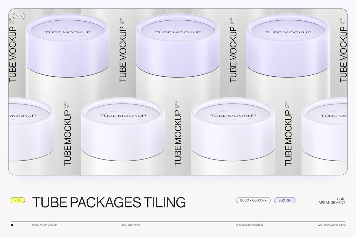 Paper Tube Package Mockup Set 1 | Premium & Free PSD Mockup Store