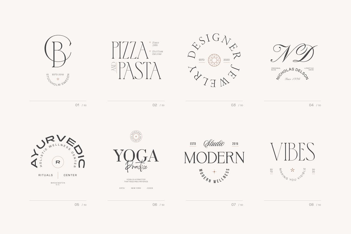 Elegant Logo Kit | Premium & Free PSD Mockup Store