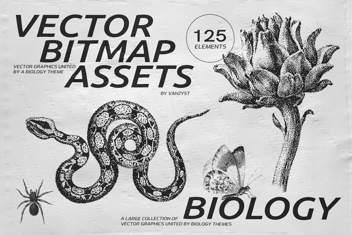 125 Vector Bitmap Assets. Biology | Premium & Free PSD Mockup Store
